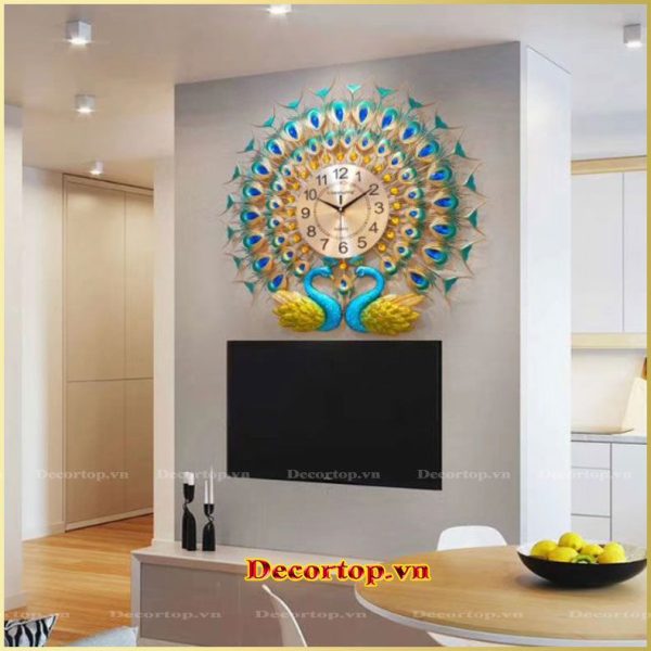 Đồng hồ con công HDH002