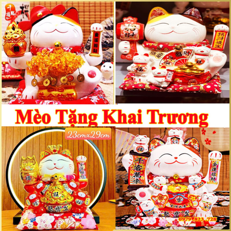 Mèo Thần Tài Thủ Dầu Một - Mèo Vẫy Tay Giá Rẻ